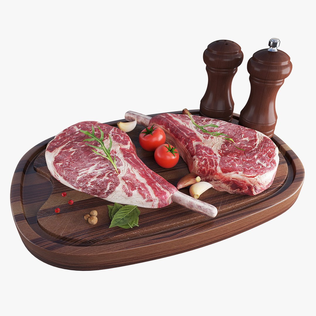 3D Model Beef Steaks - TurboSquid 1153359