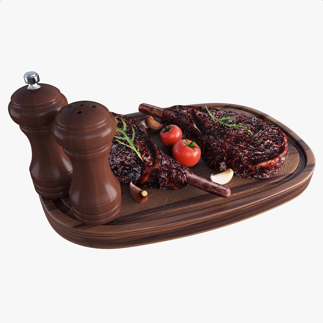 3D Model Beef Steaks - TurboSquid 1153359