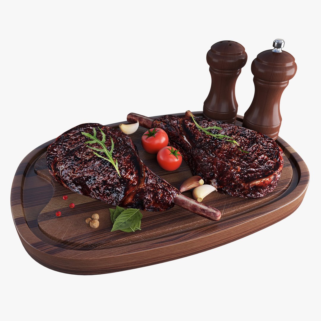 3D Model Beef Steaks - TurboSquid 1153359