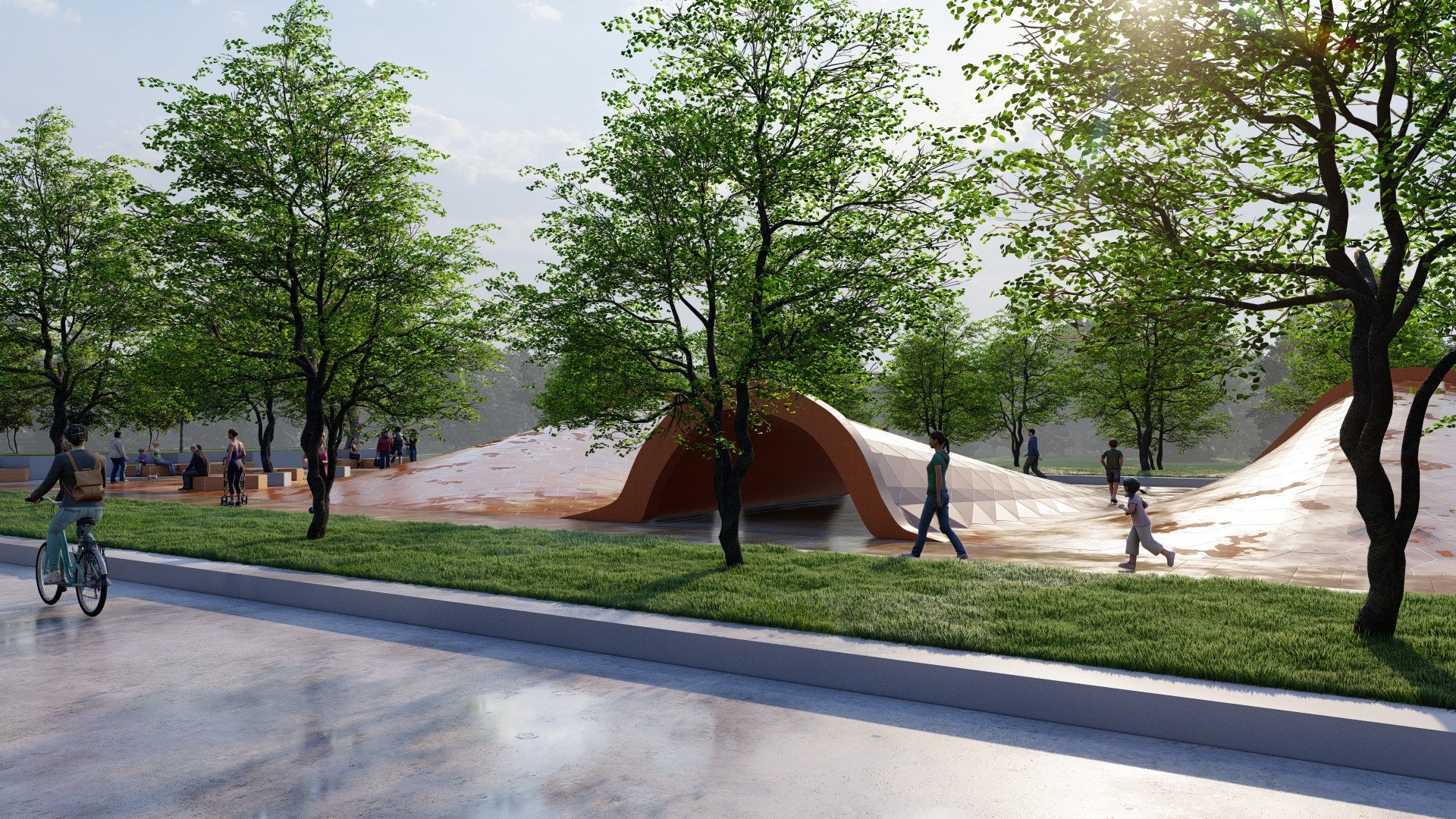Park-Landscape 3D model - TurboSquid 1967205
