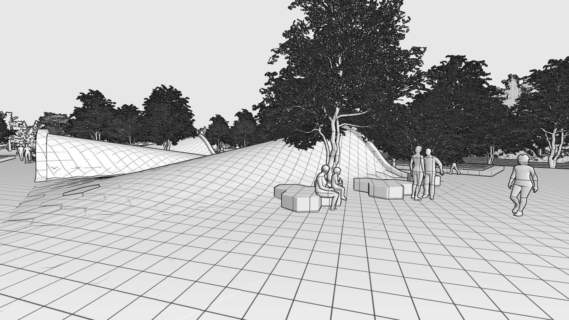 Park-Landscape 3D model - TurboSquid 1967205