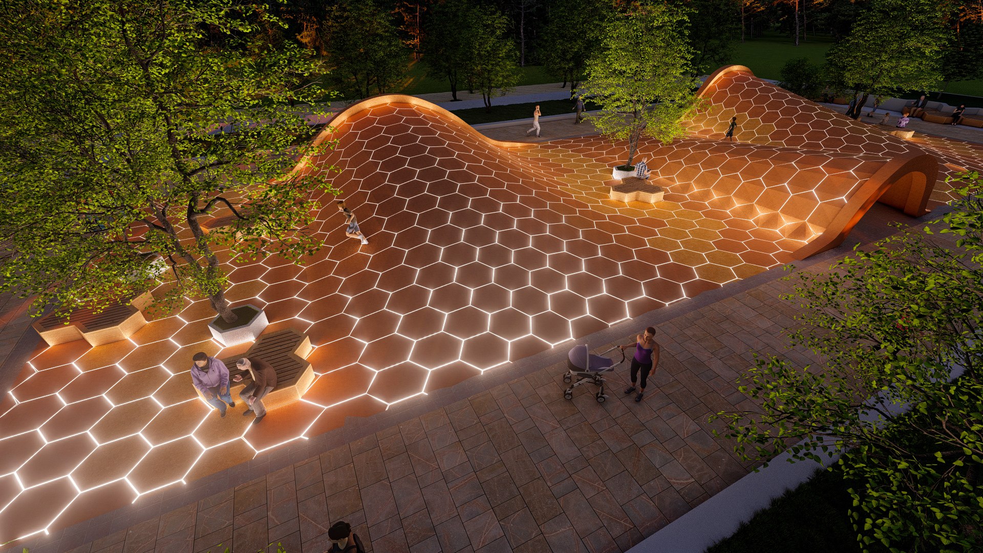 Park-Landscape 3D Model - TurboSquid 1967205