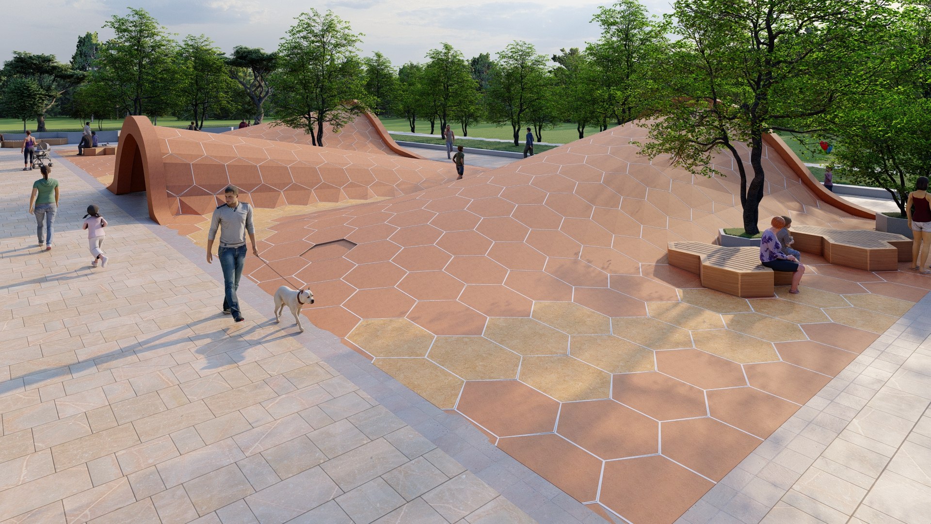Park-Landscape 3D Model - TurboSquid 1967205