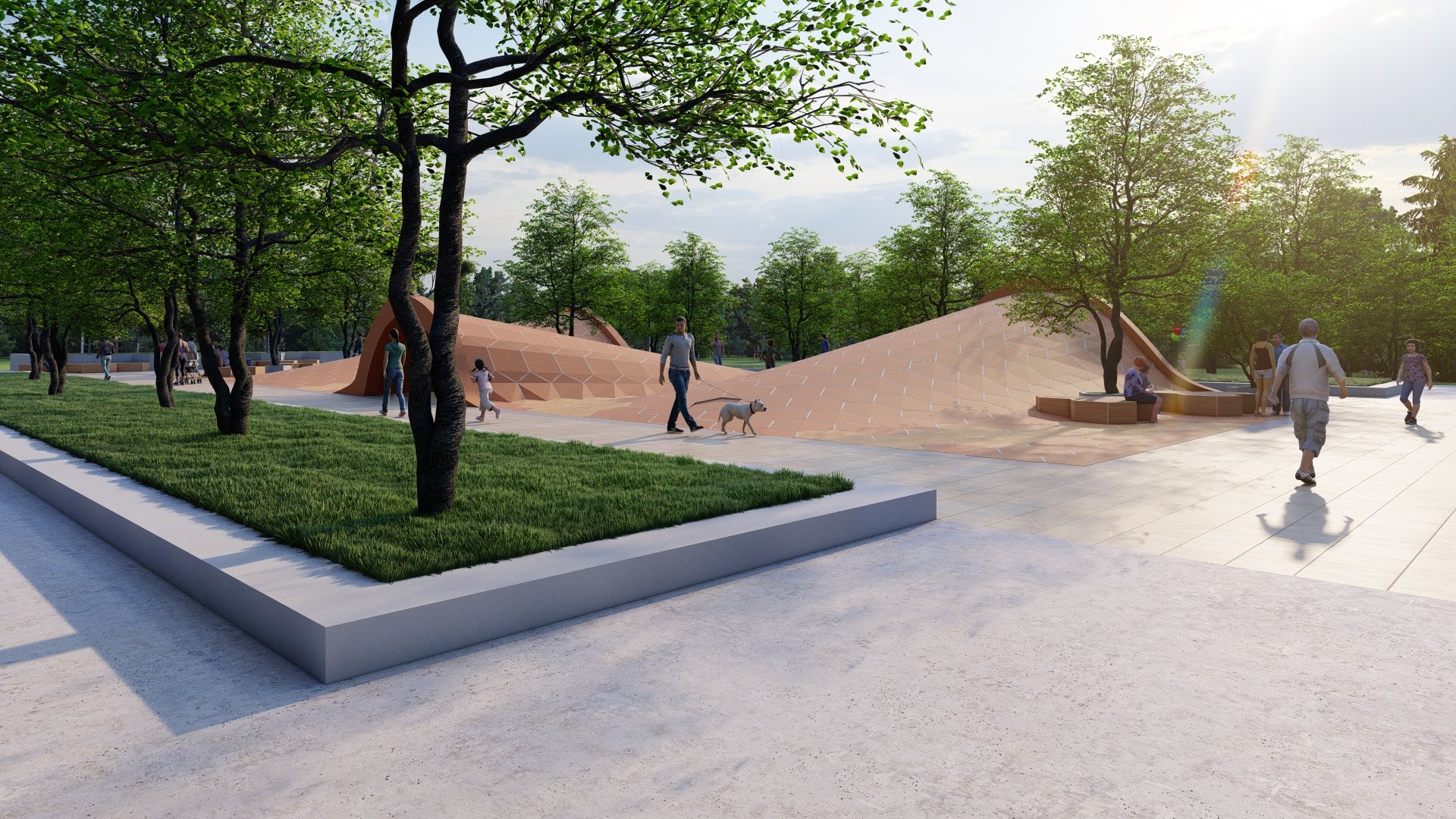 Park-Landscape 3D Model - TurboSquid 1967205