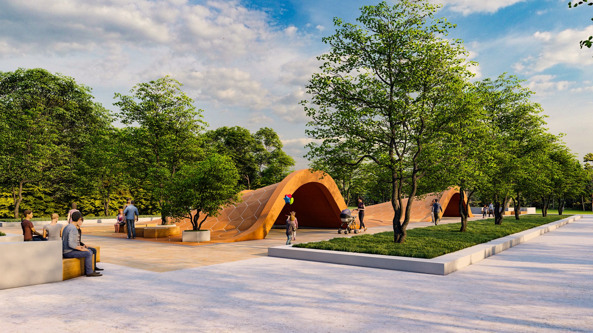 Park-Landscape 3D Model - TurboSquid 1967205