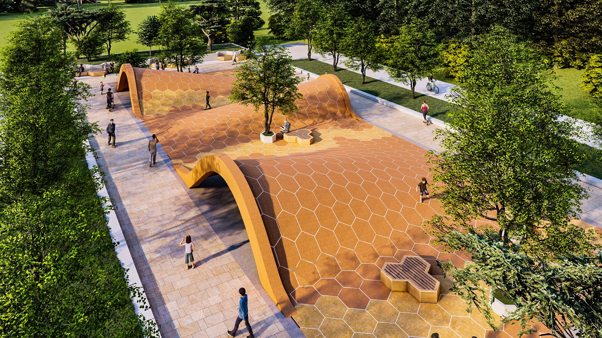 Park-Landscape 3D Model - TurboSquid 1967205