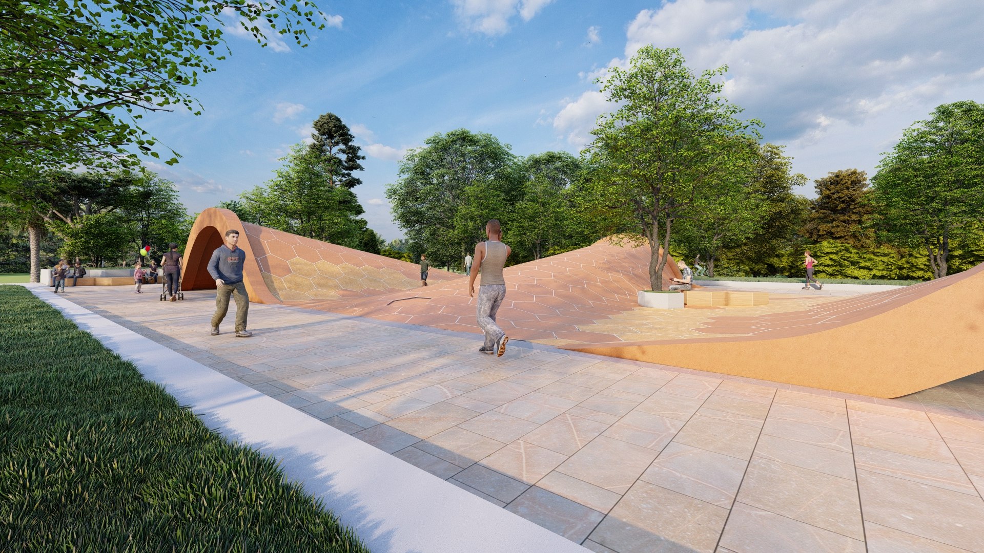 Park-Landscape 3D model - TurboSquid 1967205