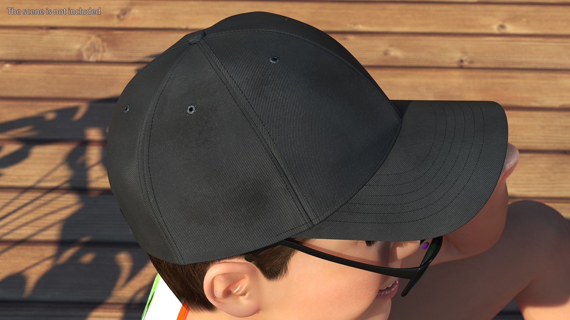 3d Model Baseball Hat 3