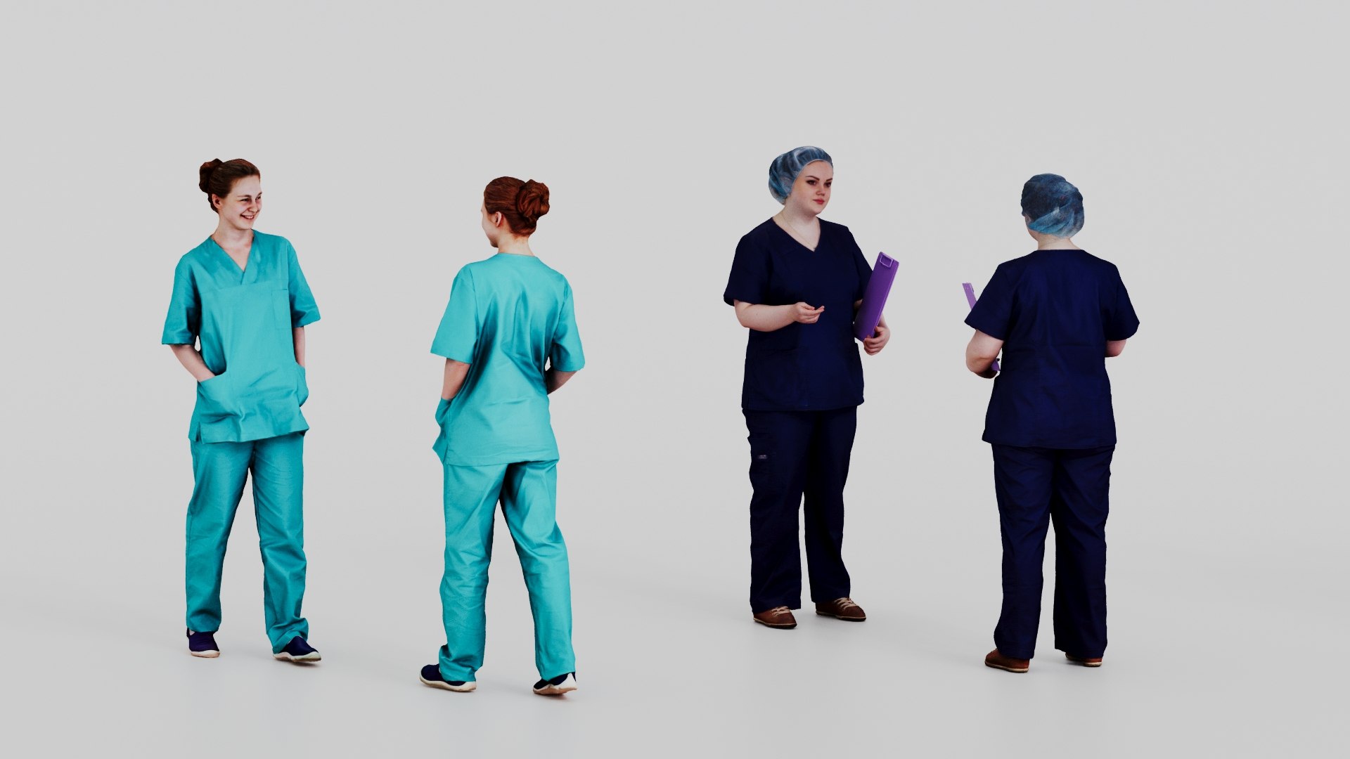 3D MEDICAL PEOPLE - 7x - TurboSquid 2171471