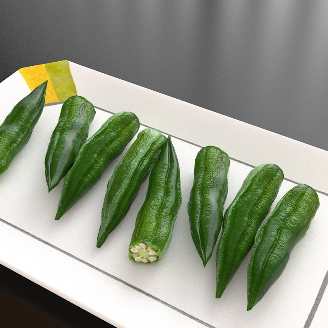 3d Model 20 Okra