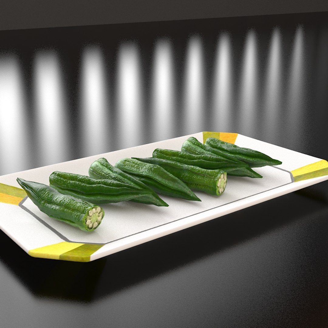 3d Model 20 Okra
