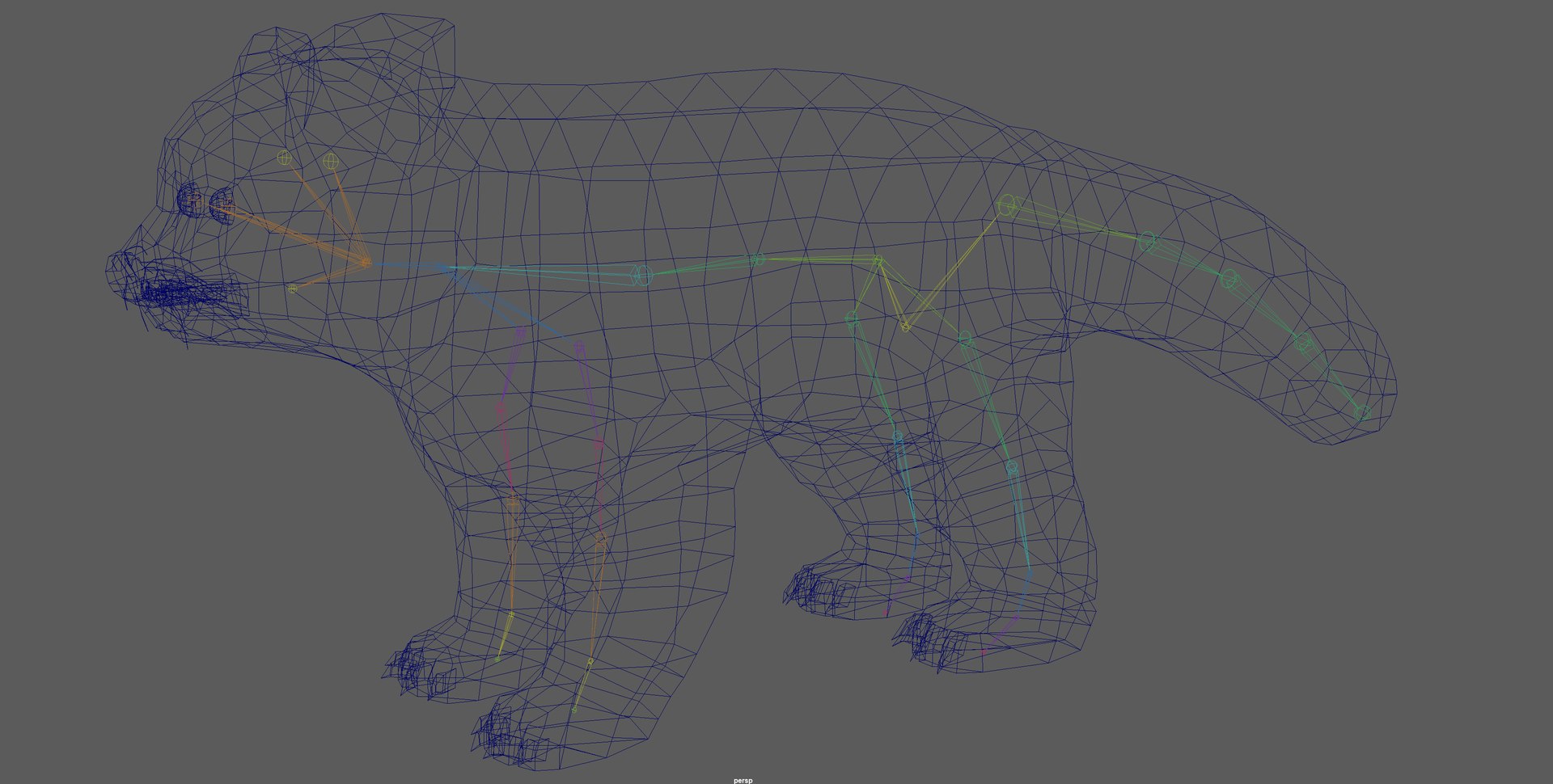 Red Panda Rig Low Poly 3D Model - TurboSquid 1986414