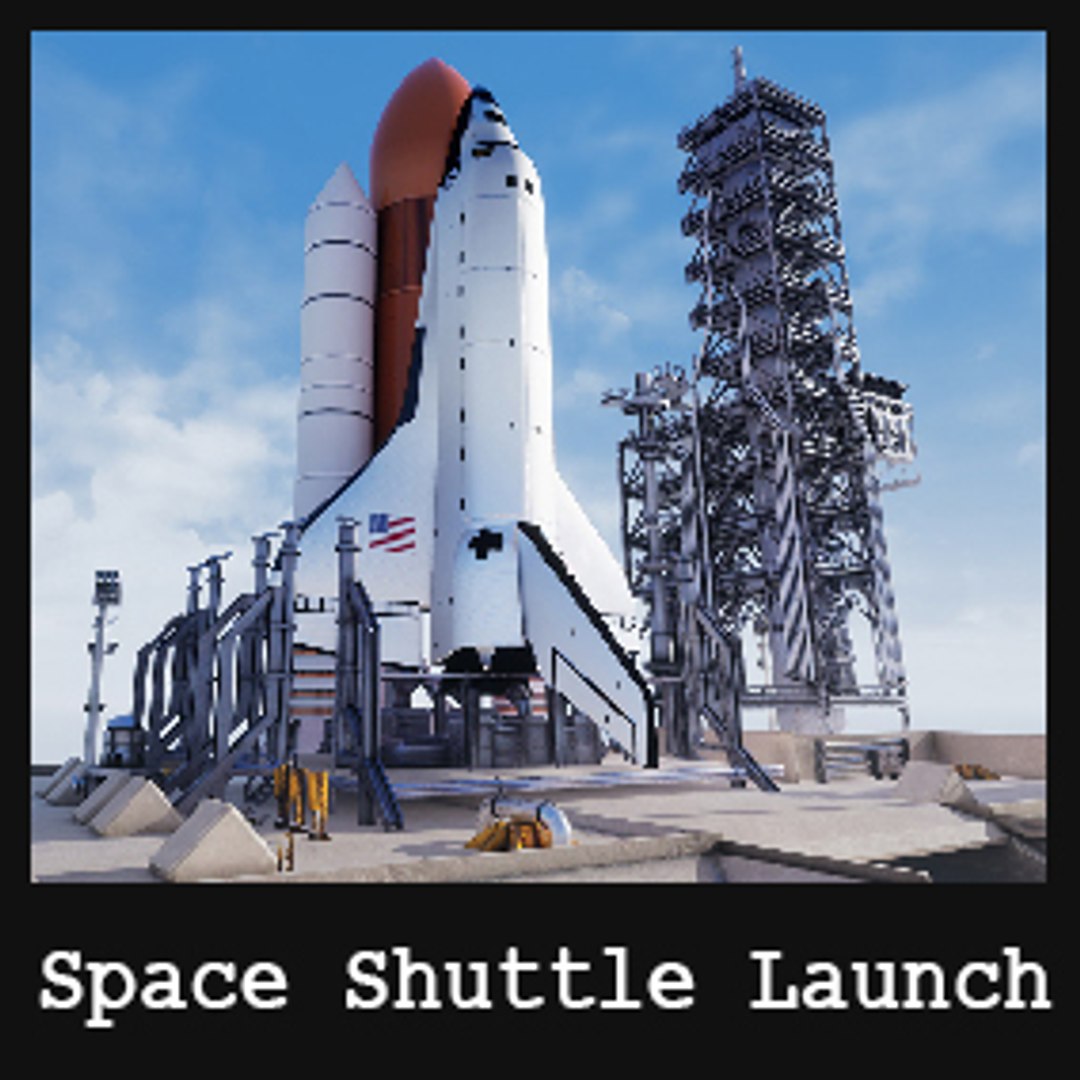 Space Shuttle Launch Realistic Environment 3D model - TurboSquid 2105261