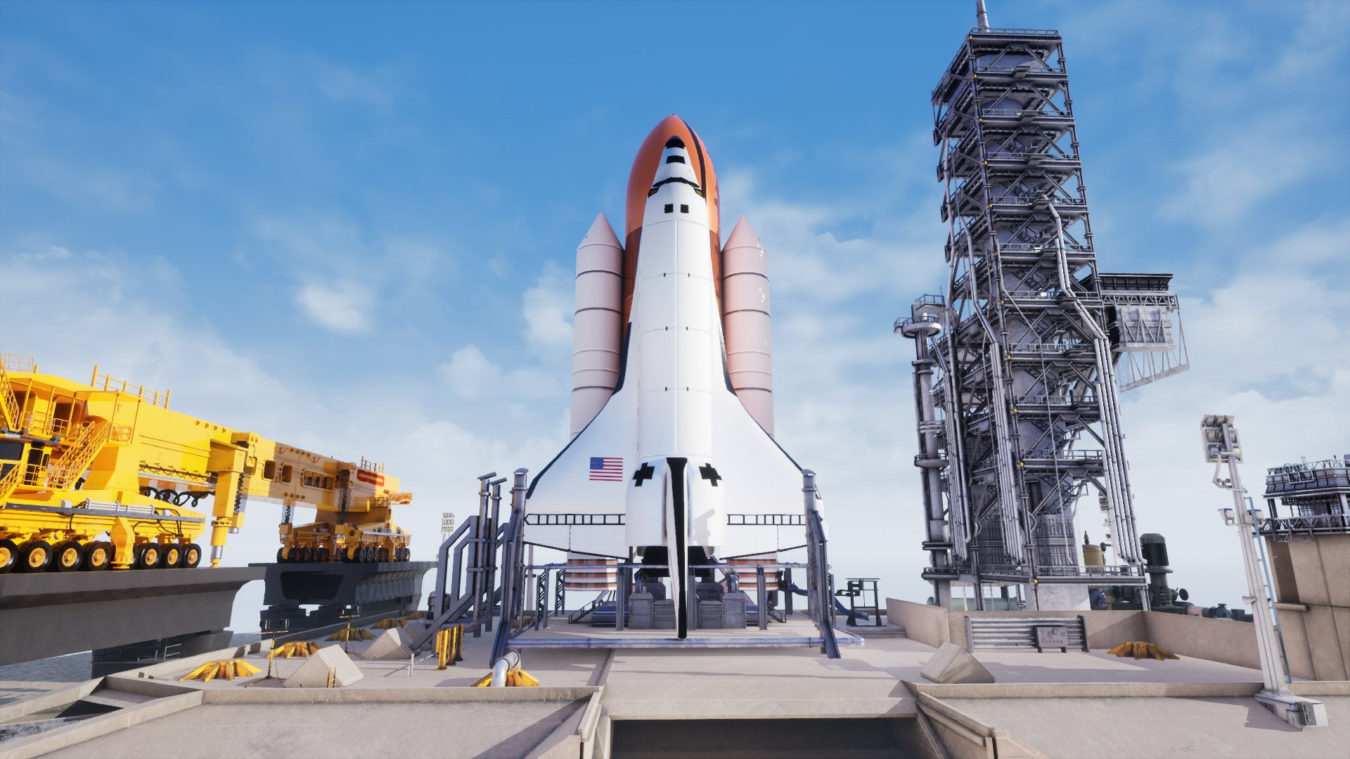 Space Shuttle Launch Realistic Environment 3D Model - TurboSquid 2105261