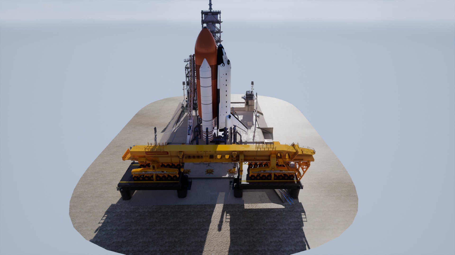 Space Shuttle Launch Realistic Environment 3D Model - TurboSquid 2105261