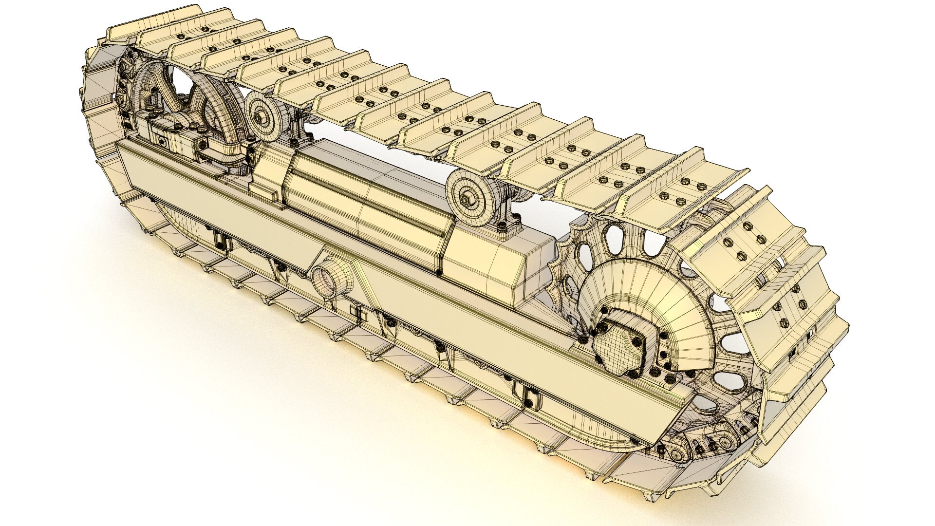 Track Bulldozer Excavator 3D Model - TurboSquid 1587090