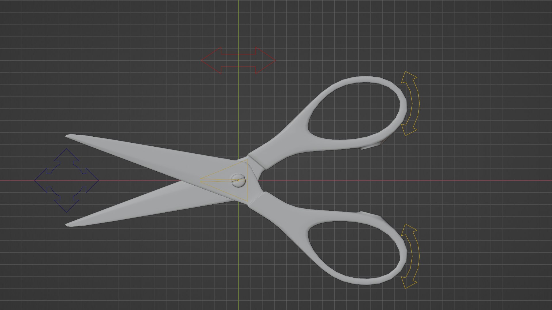 3D Rigged School Scissors - TurboSquid 1986728