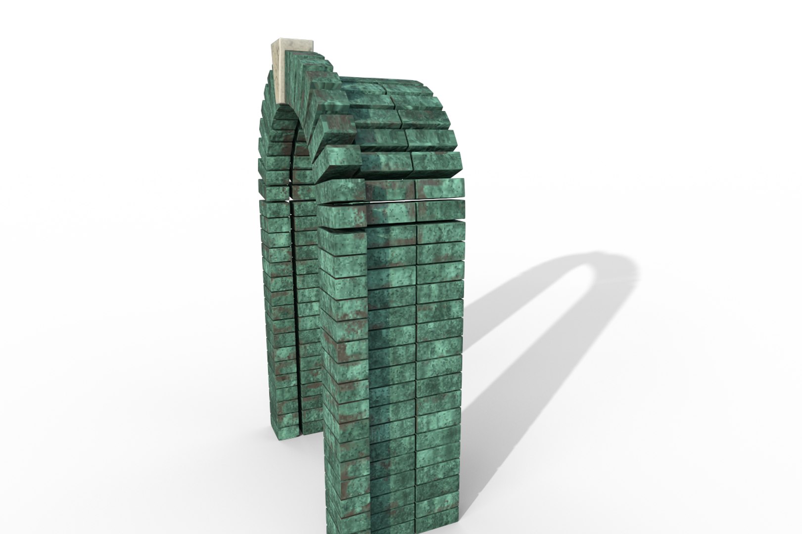 3D Brick Arch - TurboSquid 1393434