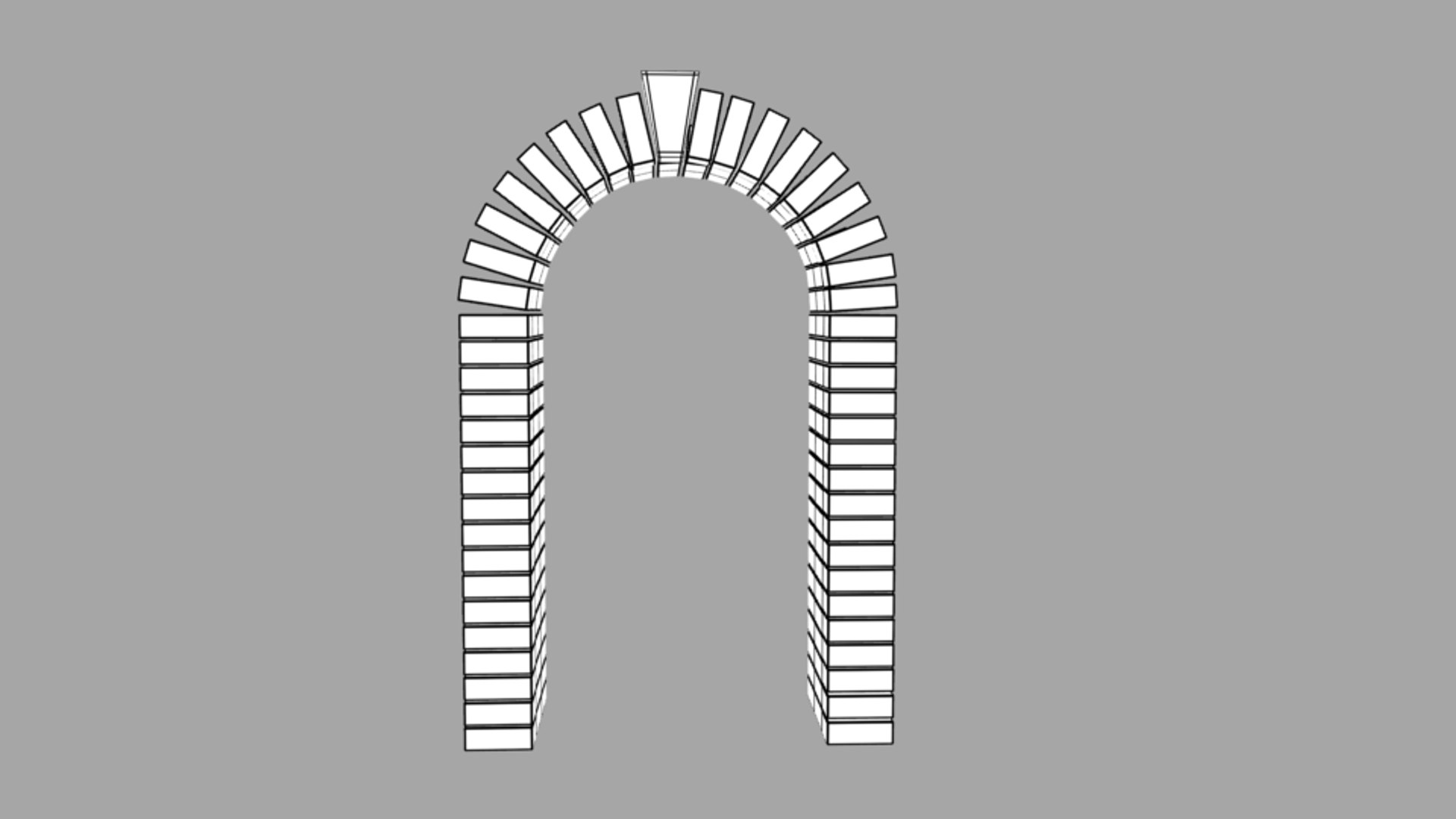 3D Brick Arch - TurboSquid 1393434
