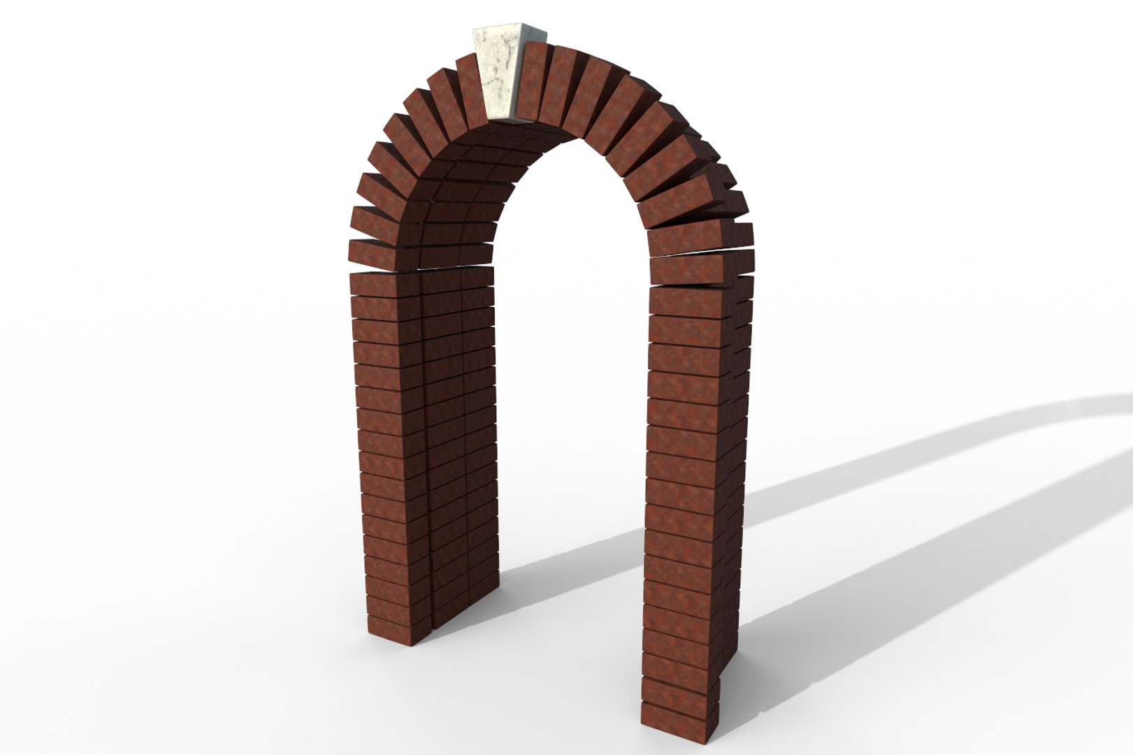 3D Brick Arch - TurboSquid 1393434
