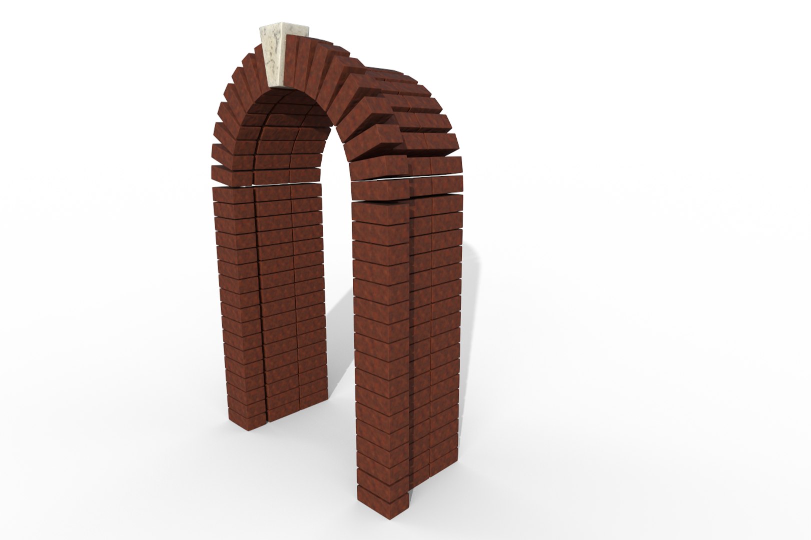 3D Brick Arch - TurboSquid 1393434