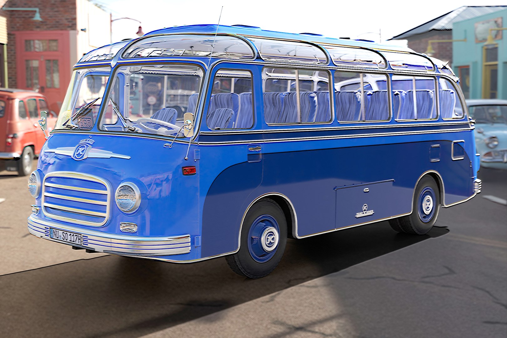 Setra S6 3D - TurboSquid 2106437