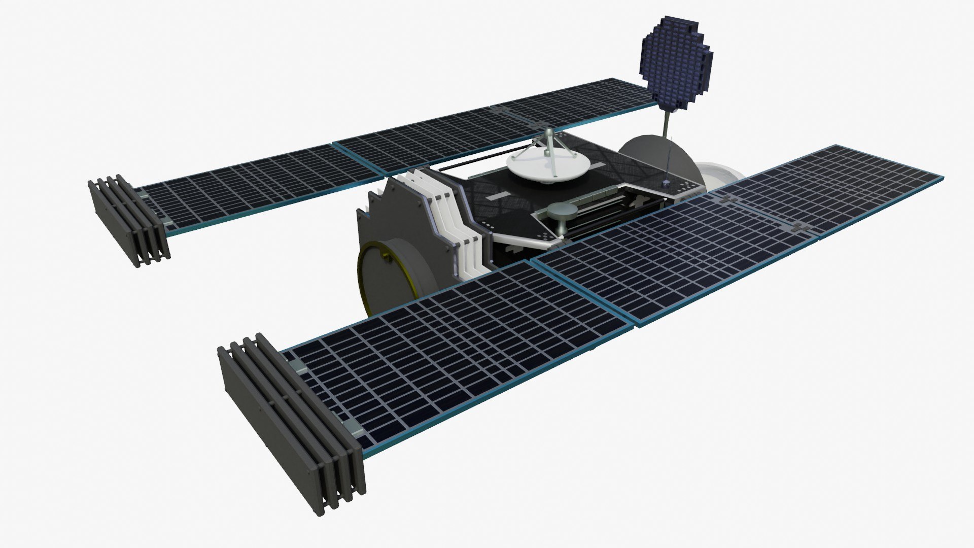nasa stardust spacecraft 3d c4d