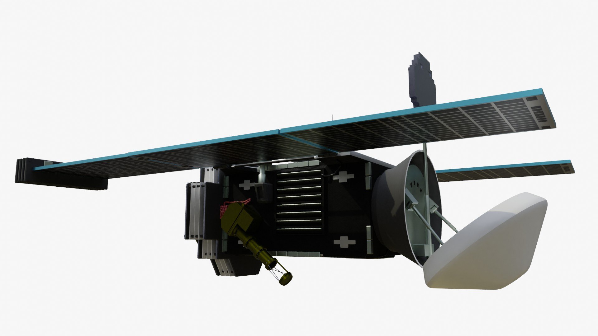 nasa stardust spacecraft 3d c4d