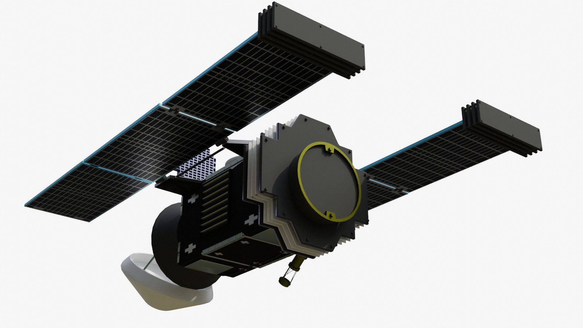 nasa stardust spacecraft 3d c4d