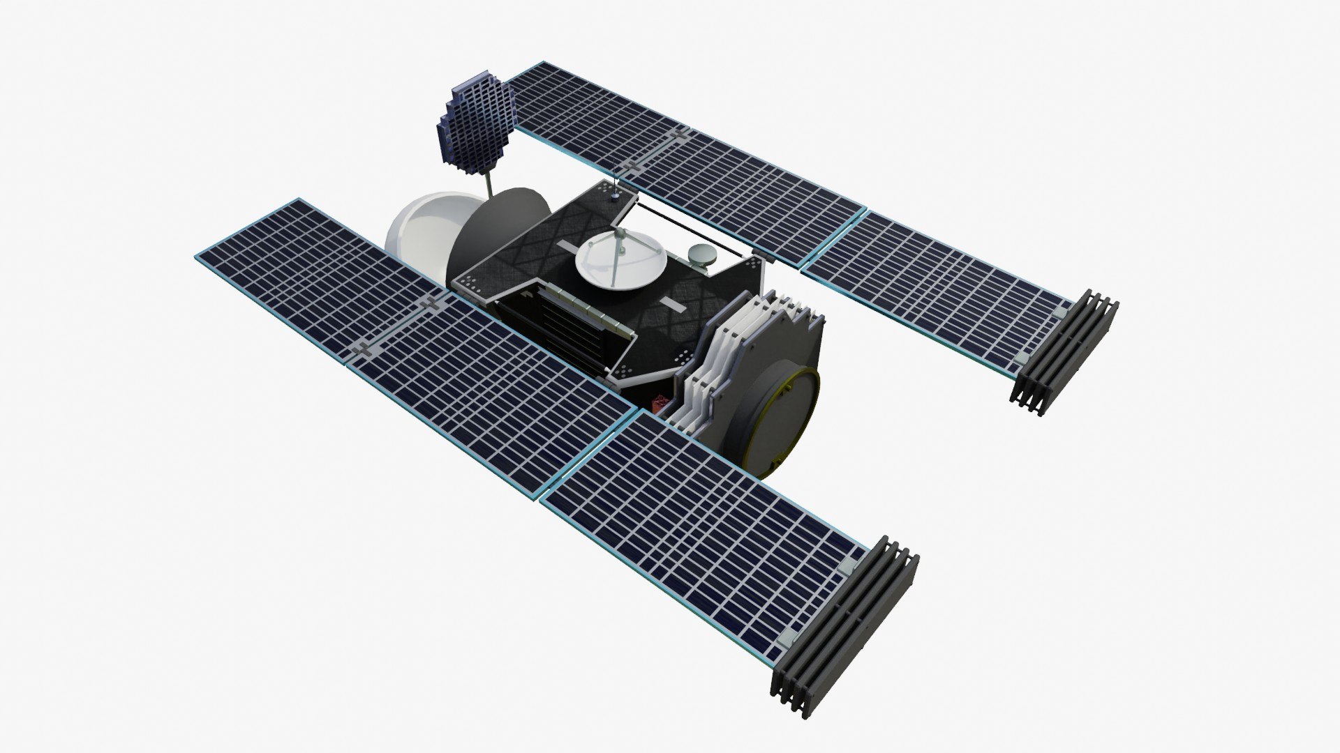 nasa stardust spacecraft 3d c4d