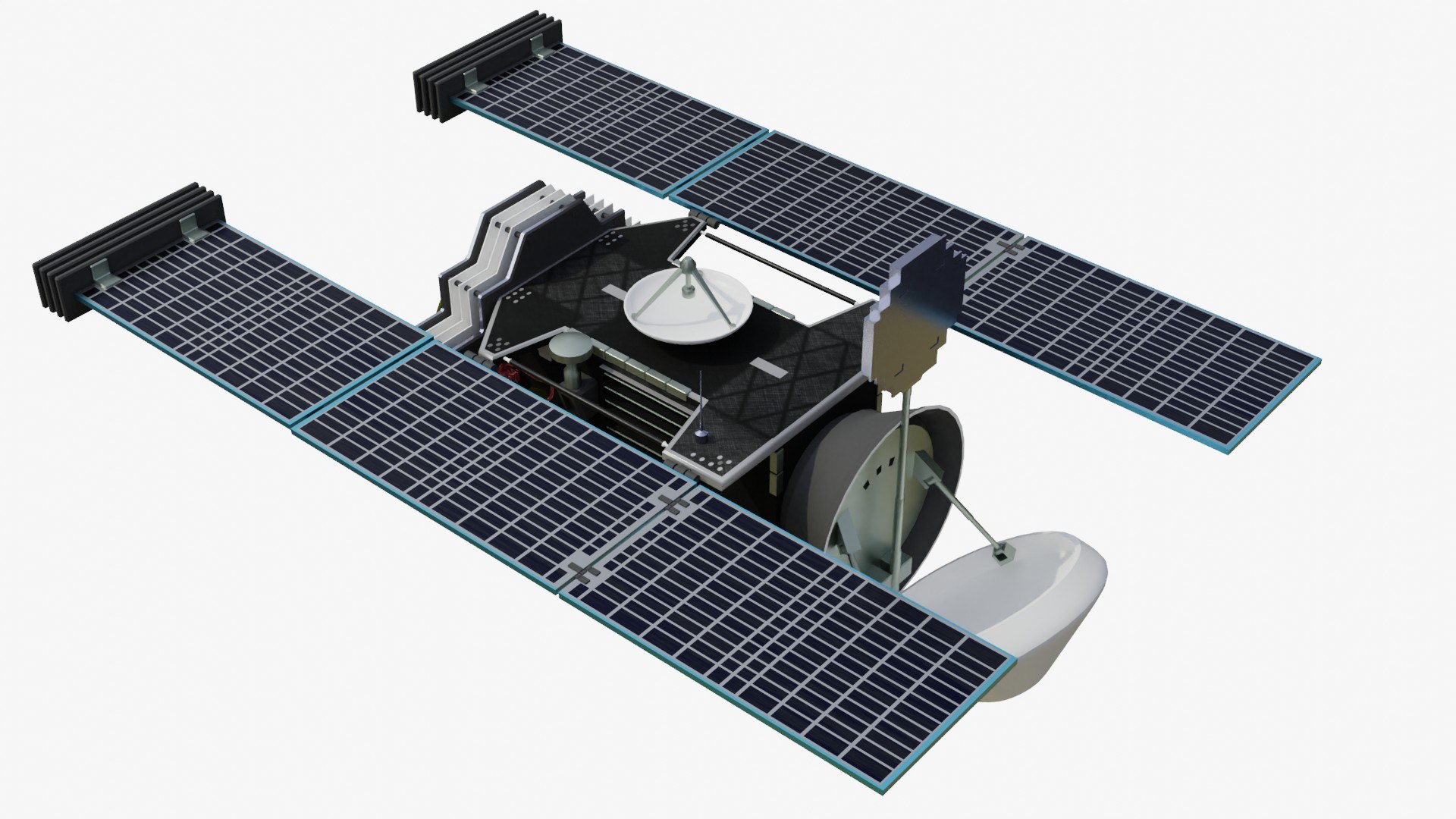 nasa stardust spacecraft 3d c4d