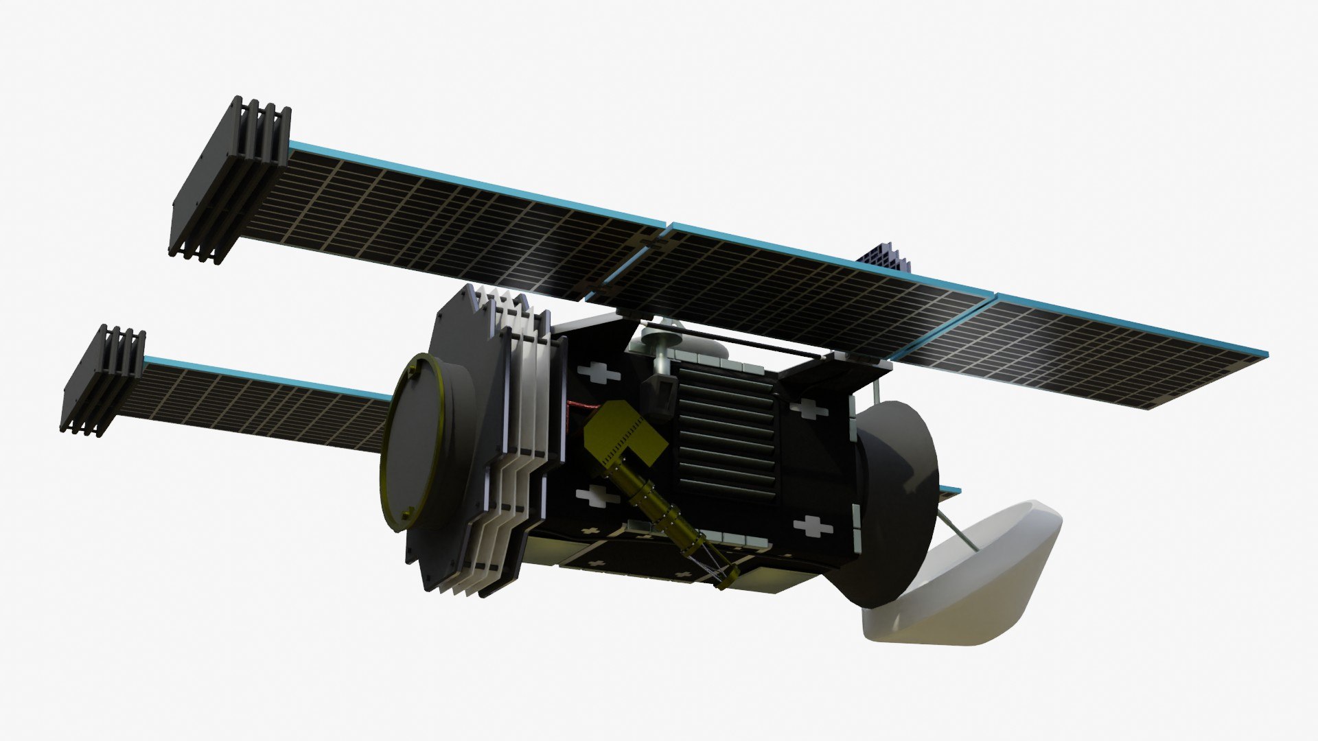 nasa stardust spacecraft 3d c4d