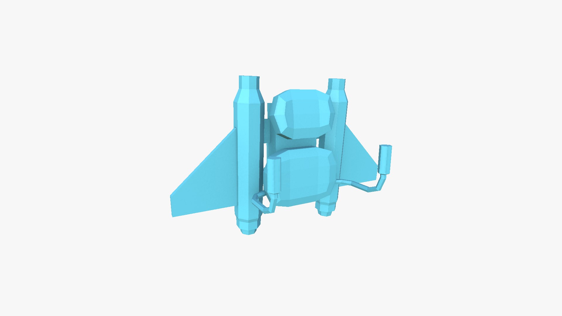Jetpack Low Poly C01 - SciFi Character Design 3D Model - TurboSquid 2255351