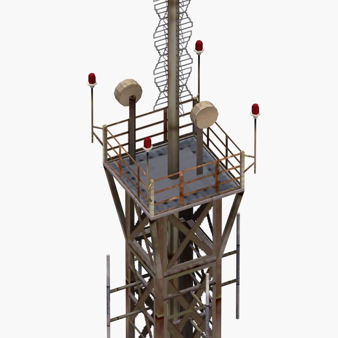 3d radio tower