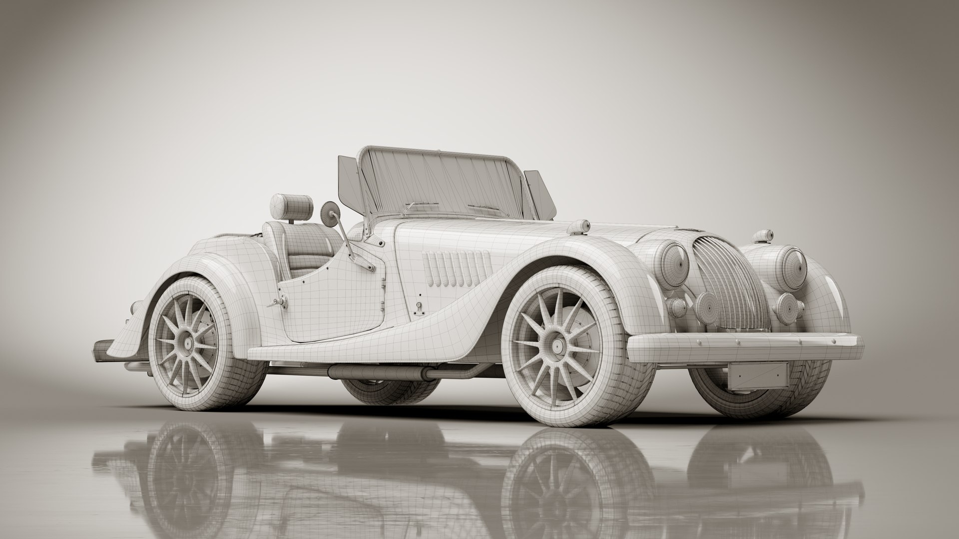 3D Morgan Roadster - TurboSquid 1447013
