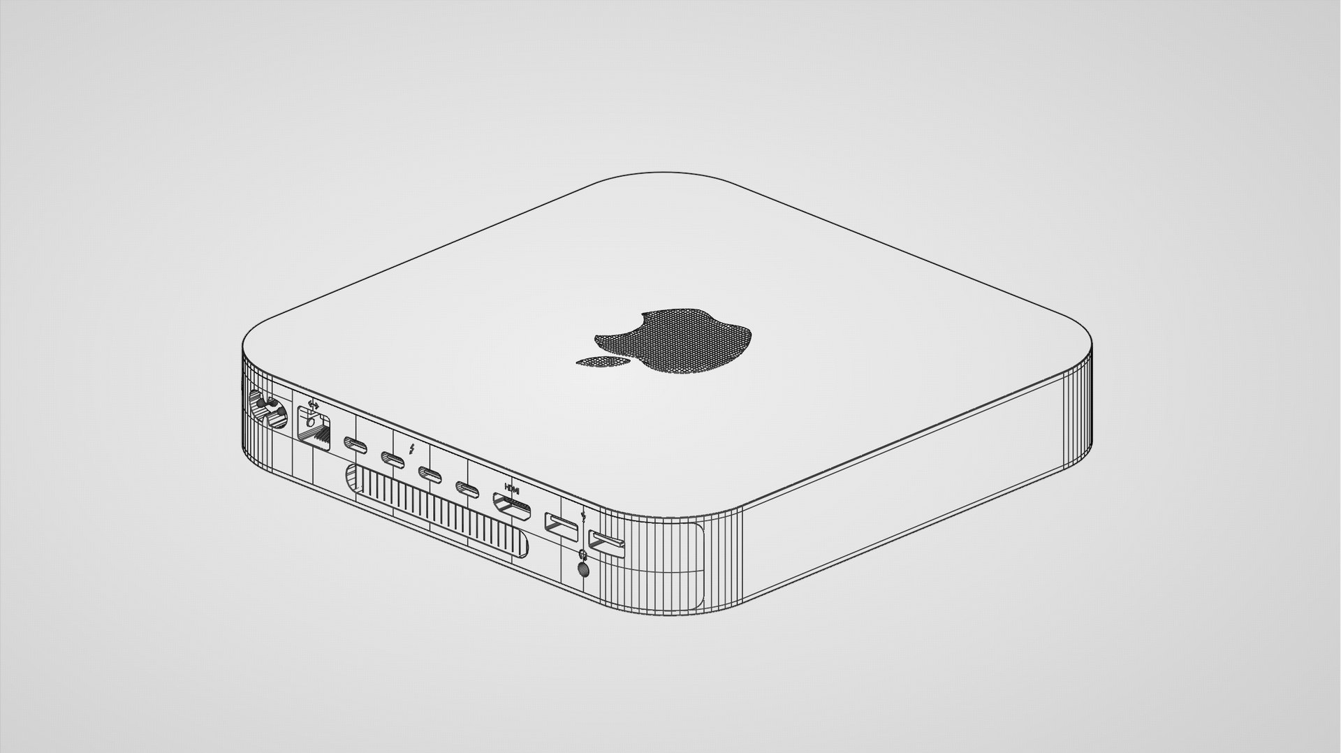 Mac Mini M2 Pro 3D Model - TurboSquid 2024817