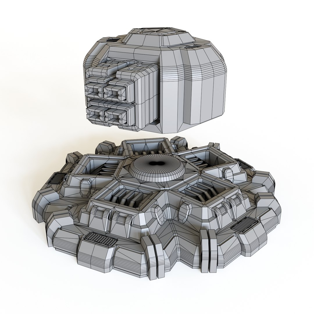 Turret Tabletop Scenery 3D Model - TurboSquid 1575524