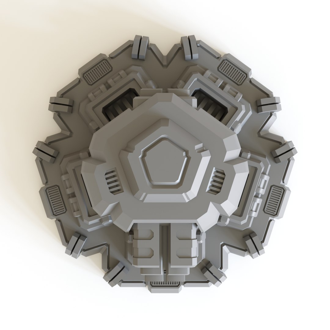 Turret Tabletop Scenery 3D Model - TurboSquid 1575524