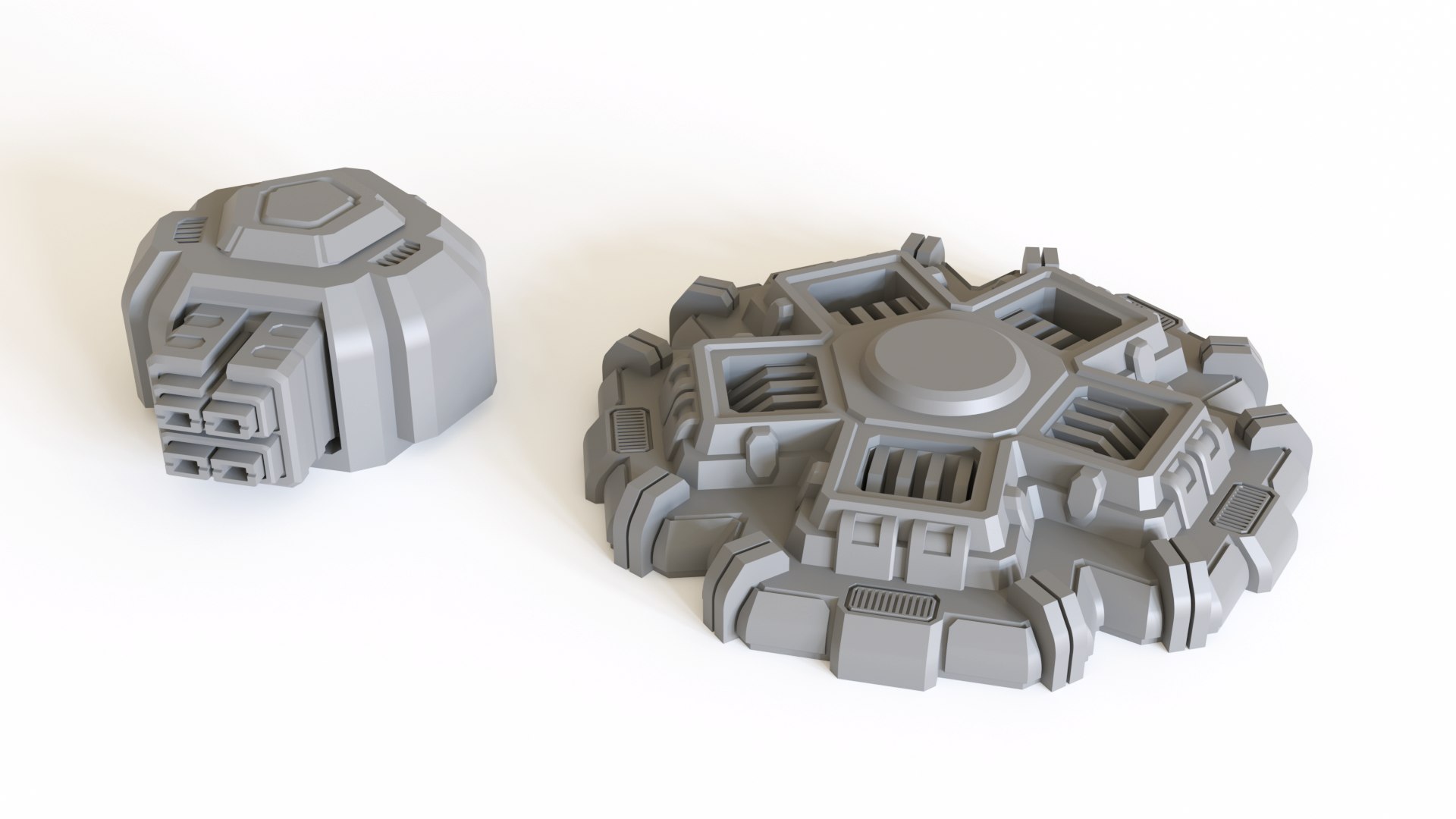 Turret Tabletop Scenery 3D Model - TurboSquid 1575524