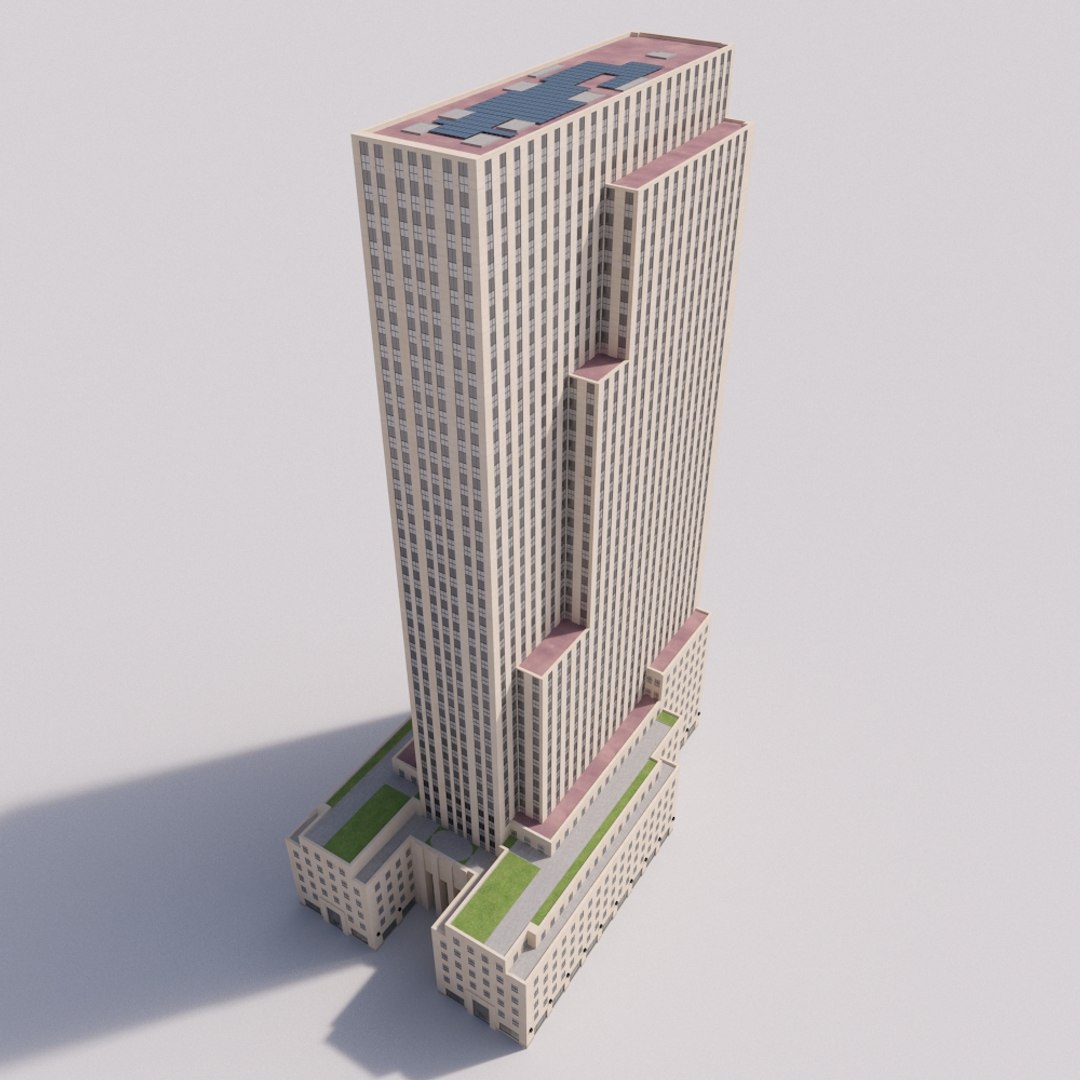 International Building 3D Model - TurboSquid 1623731