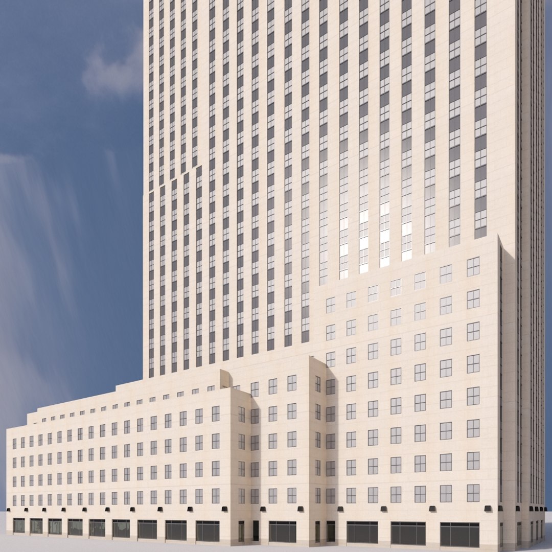 International Building 3D Model - TurboSquid 1623731