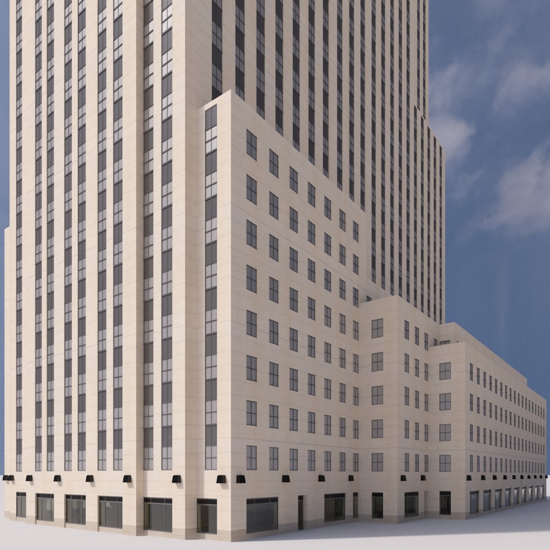 International Building 3D Model - TurboSquid 1623731