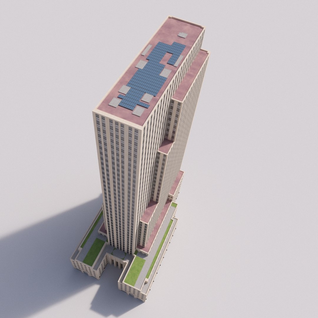 International Building 3D Model - TurboSquid 1623731