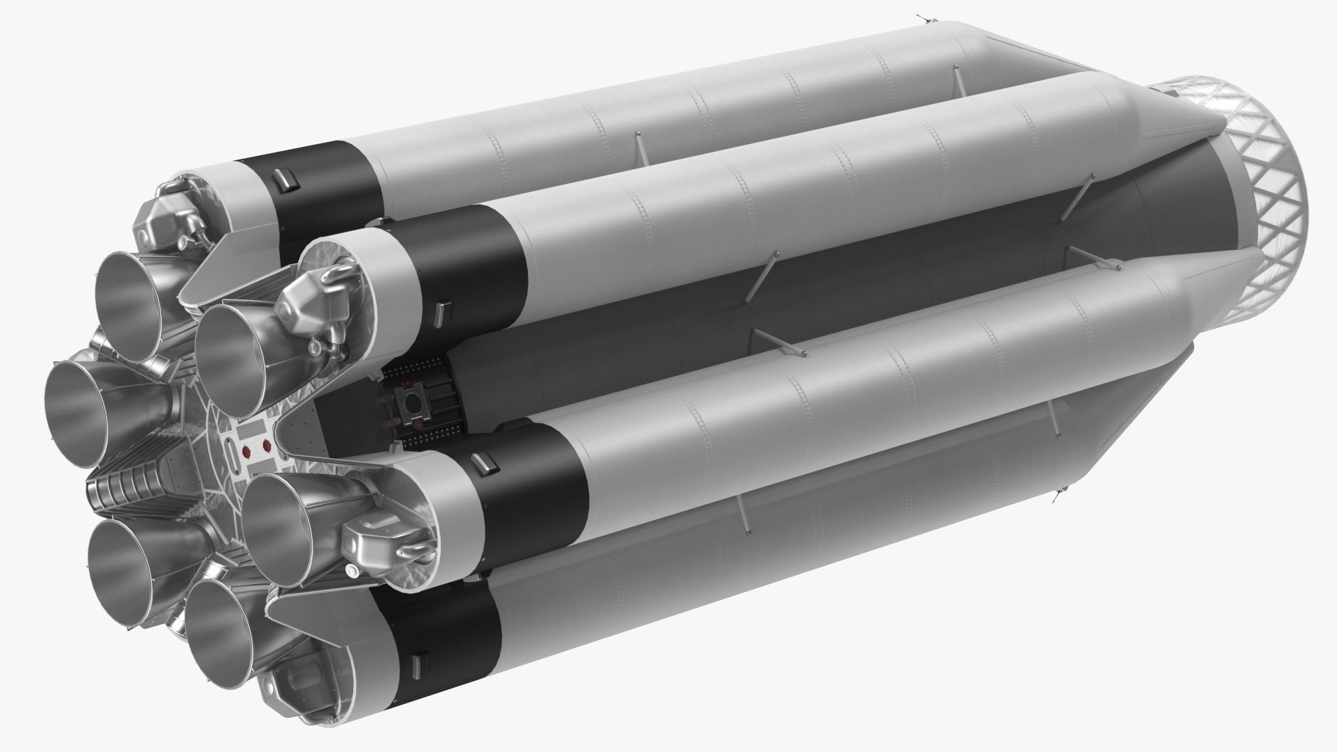 Heavy Lift Launch Rocket Stage-1 3D model - TurboSquid 1748139