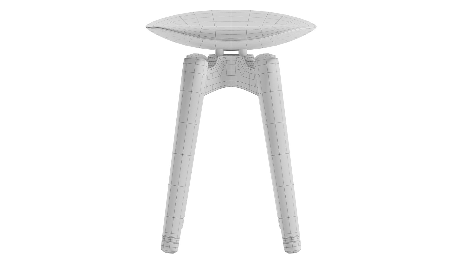 3D Contemporary Bench-stool Model - TurboSquid 2229572