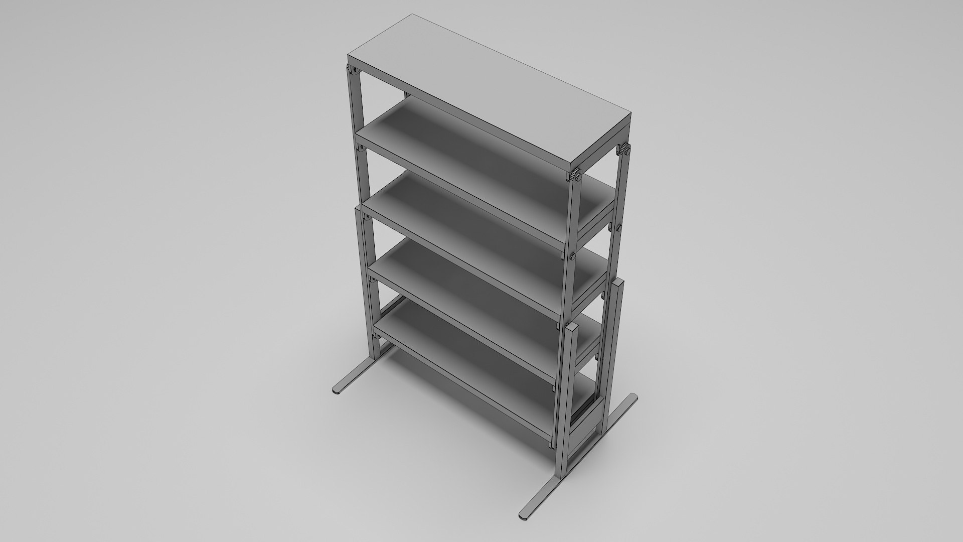 3D Model Folding Shelf Table Auto Lift - TurboSquid 2176021