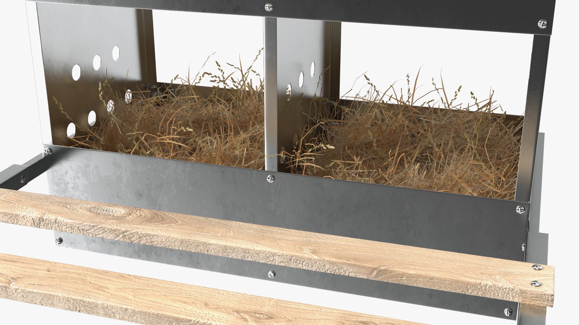 4-Hole Metal Chicken Nesting Box 3D Model - TurboSquid 2076114