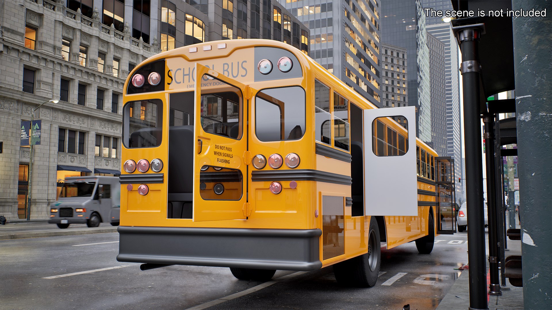 Electric School Bus Rigged for Maya 3D model - TurboSquid 2149924