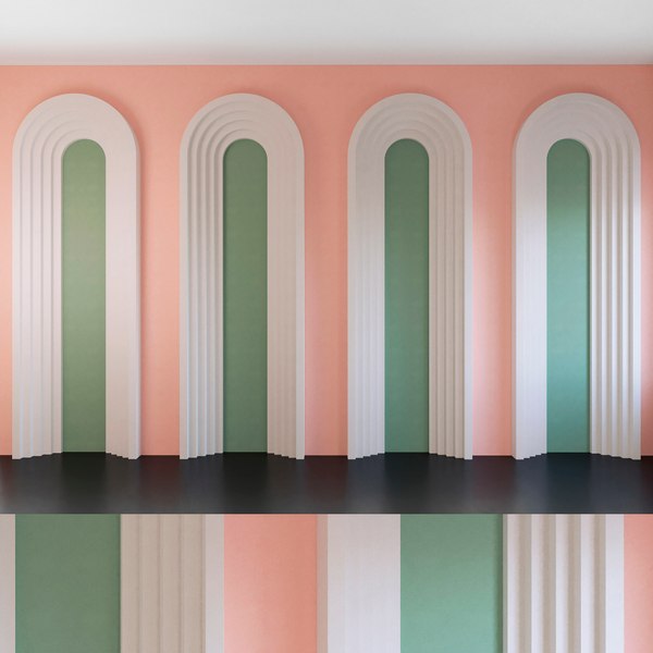 Wall Panel Set 173 3D 모델 - TurboSquid 1947663