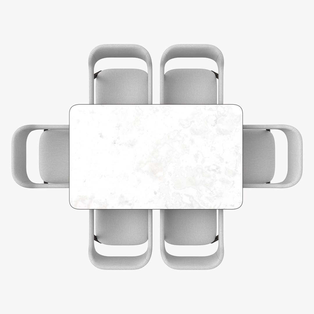 3D Konyshev Play Table With Article Savis Gray Dining Chairs - TurboSquid 2025505